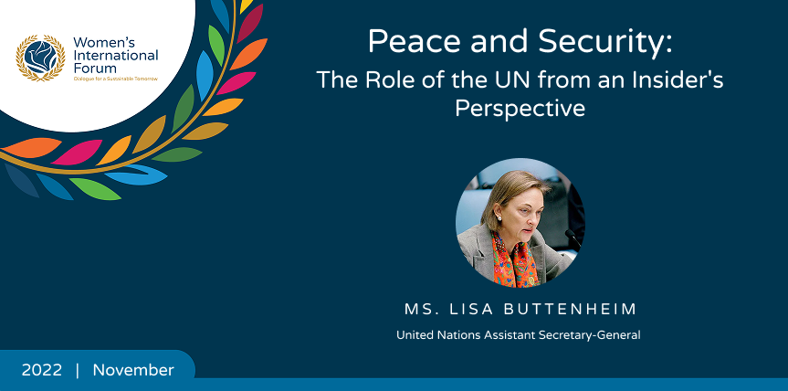 Peace and Security - the Role of the UN from an Insider's Perspective ...